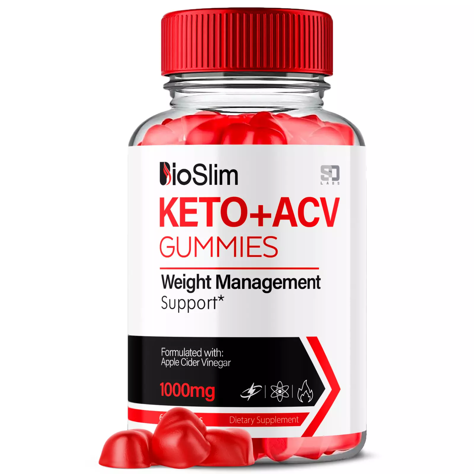 BioSlim Keto ACV Gummies - Enhance Energy and Support Fat Burn 60 ...