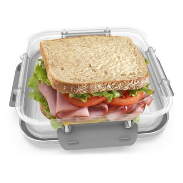 Sistema Reusable Plastic Sandwich To Go Lunch Containers with Lid ...