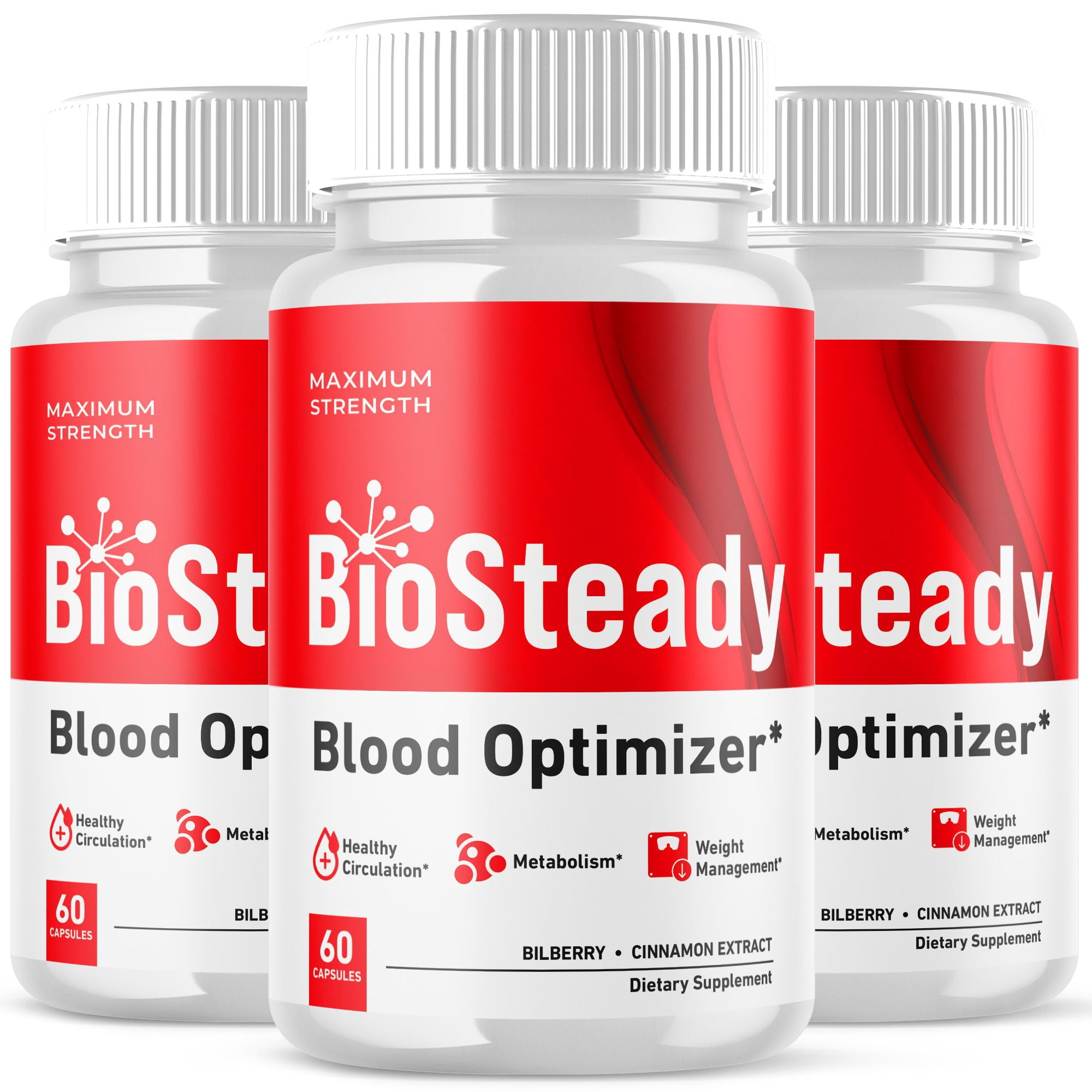 BioSteady Blood Balance Support Pills Advanced Formula Vitamin ...