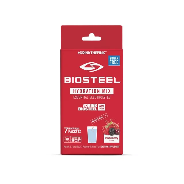BioSteel Hydration Mix, Sugar-Free, Essential Electrolytes, Mixed Berry ...