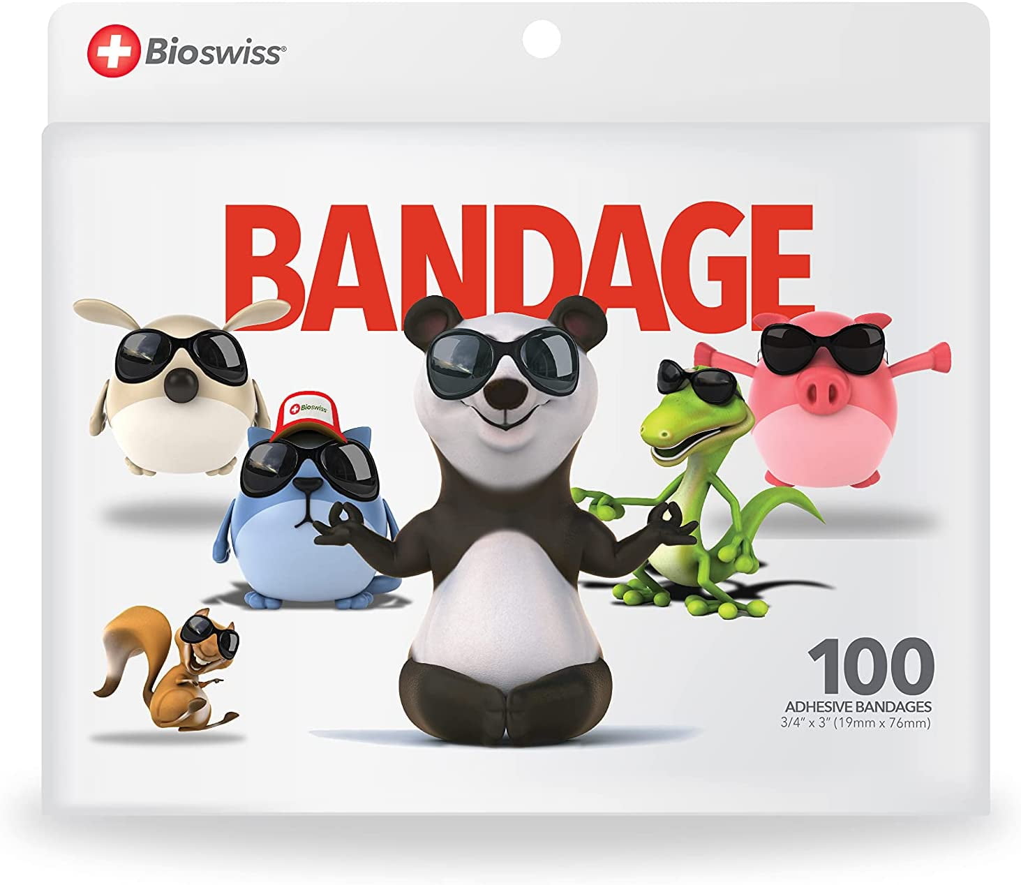 BioSwiss Bandages, Assorted Shaped Self Adhesive Bandage, Latex Free ...