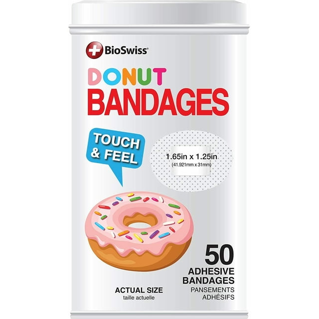 BioSwiss Bandages, Donut Shaped Self Adhesive Bandages, Latex Free ...