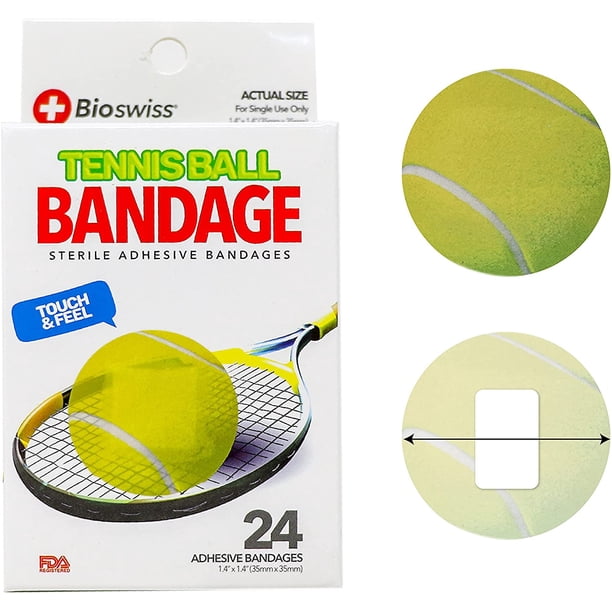 BioSwiss Bandages, Tennis Ball Shaped Self Adhesive Bandage, Latex Free ...