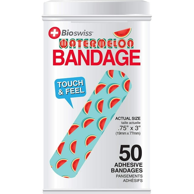 BioSwiss Kids Bandaids | 50pcs Sterile Unique Shaped Bandages Colorful ...