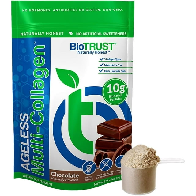 BioTrust Ageless Multi Collagen Protein Powder – 5 Collagen Types (I ...