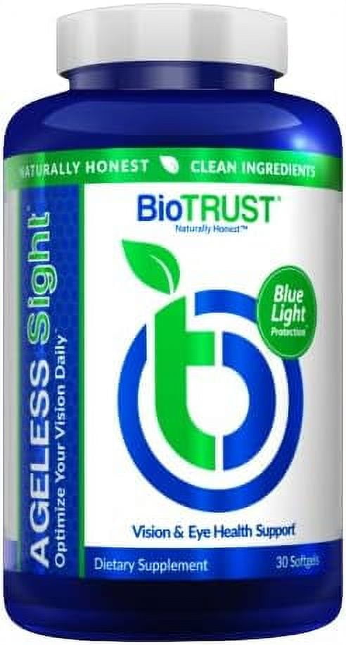 BioTrust Ageless Sight, Blue Light Protection, Promotes Optimal Eye ...