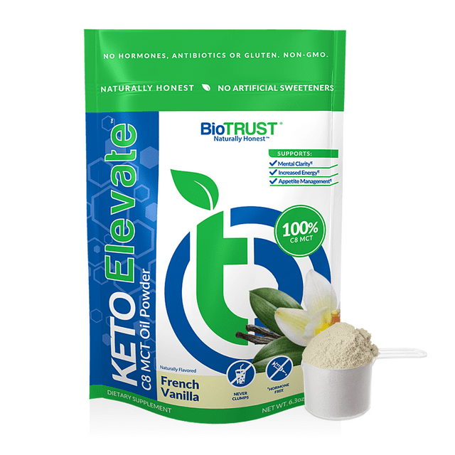 BioTrust Keto Elevate – C8 MCT Oil Powder – Ketogenic MCT Coffee ...