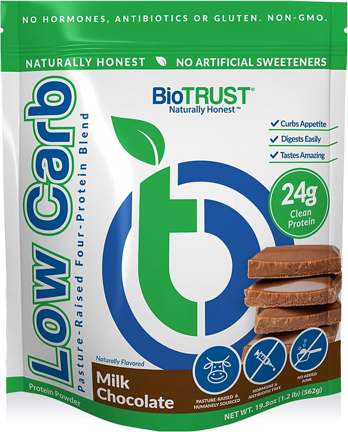BioTrust Low Carb Natural and Delicious Protein Powder Whey and Casein ...