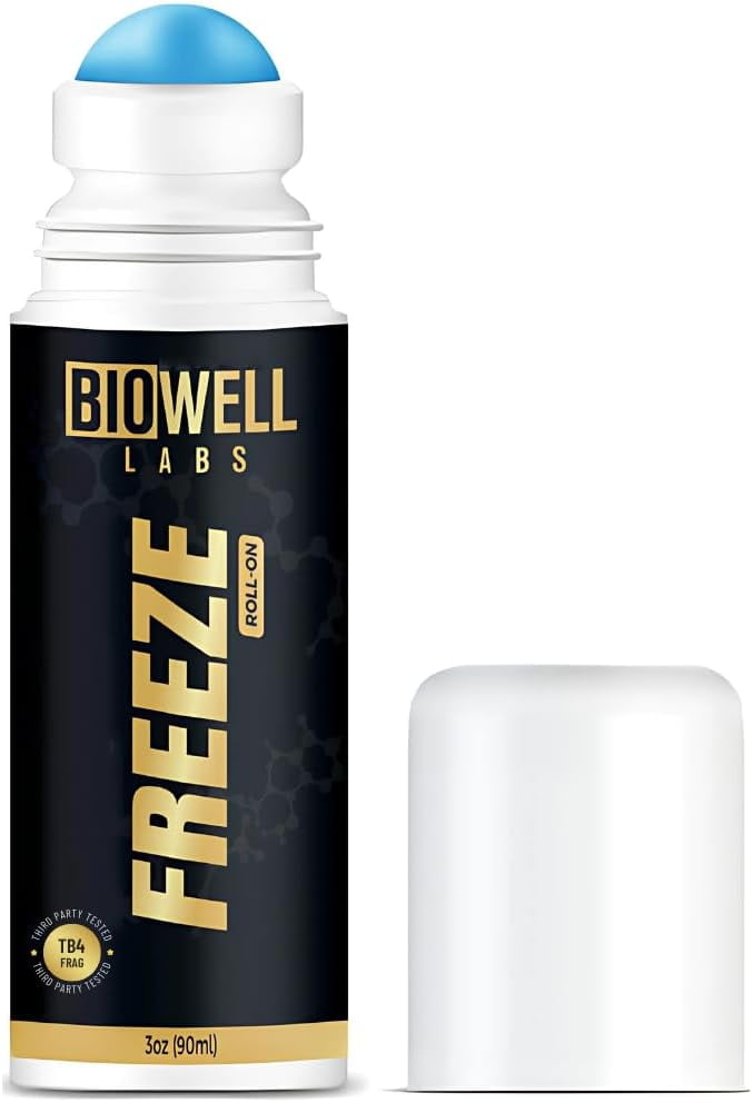 BioWell Freeze TB-4 Roll-On Fast-Absorbing and Cooling for Post-Workout ...