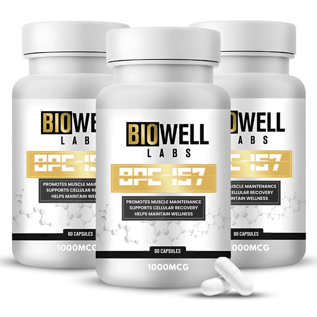 BioWell Labs BPC Pro 157 Support Supplement 1000 MCG— Joint & Tissue Recovery Formula, Natural ...