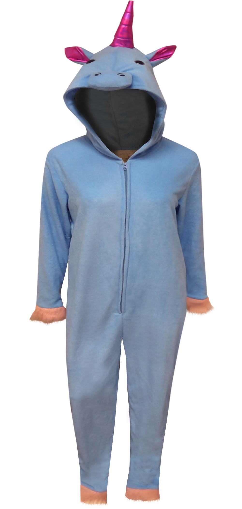 BioWorld Merchandising Mens Pastel Unicorn Fleece One Piece Union Suit ...