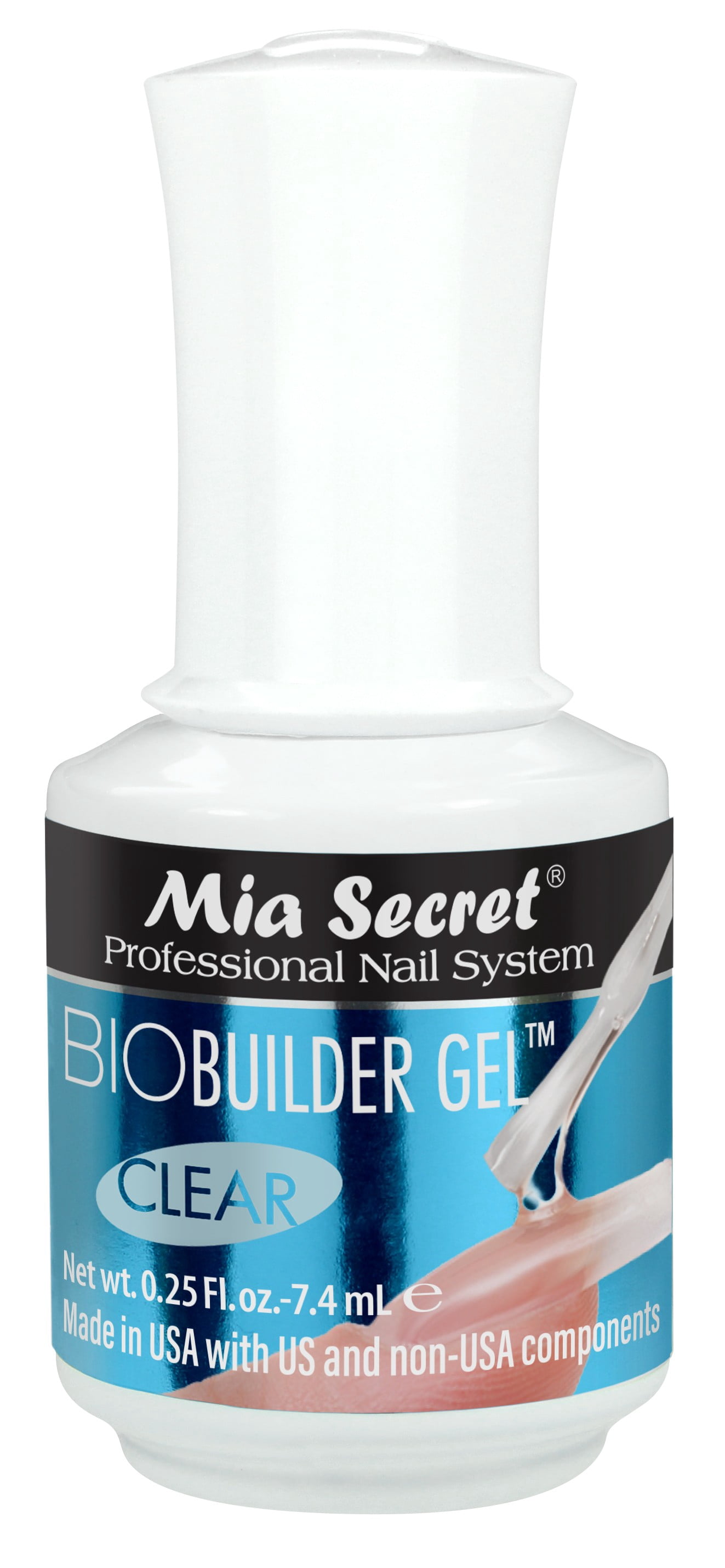 Mia Secret BioBuilder Gel, clear, pink, white for nail extensions, tips ...