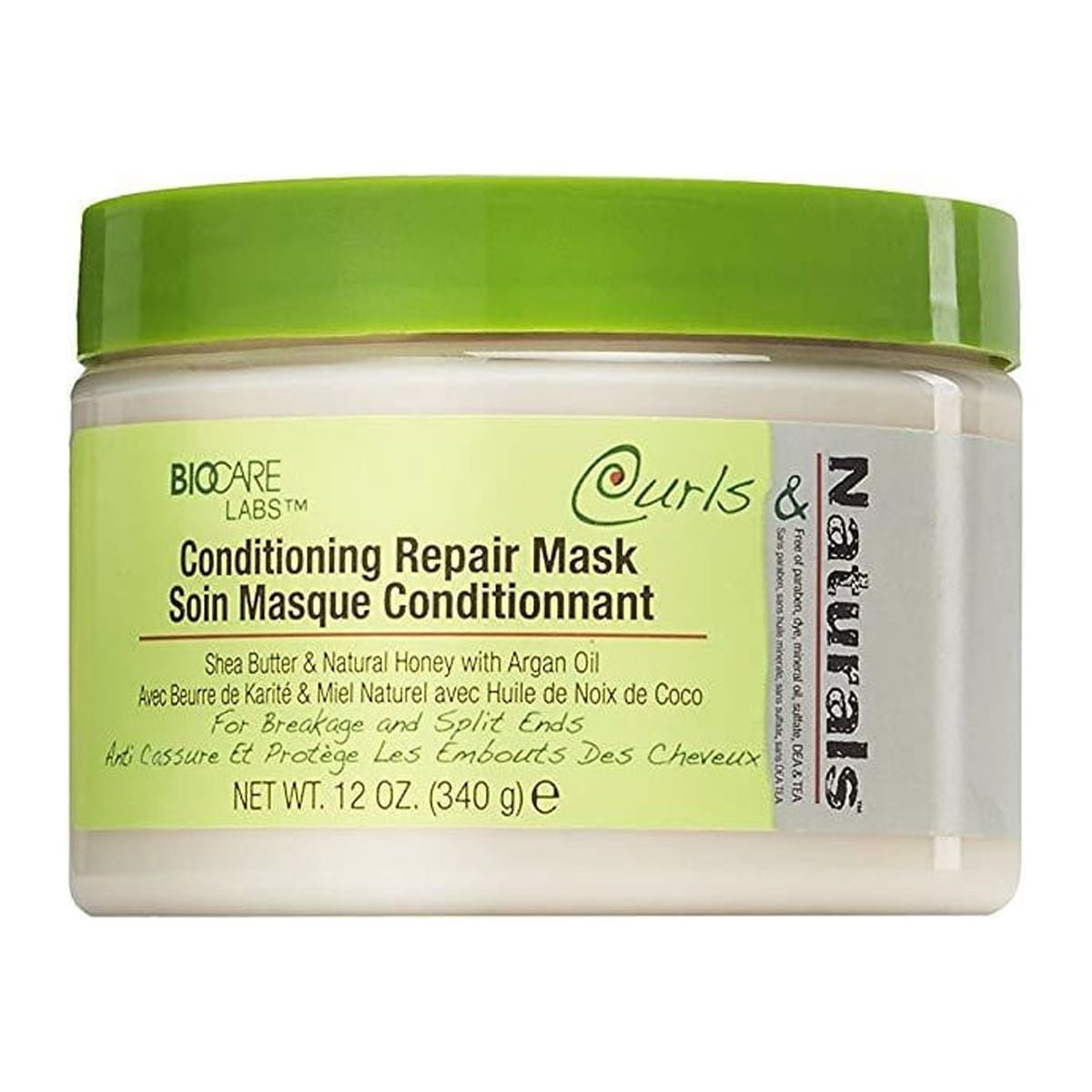 Biocare Labs Curls & Naturals Conditioning Repair Hair Mask, 12 Oz ...