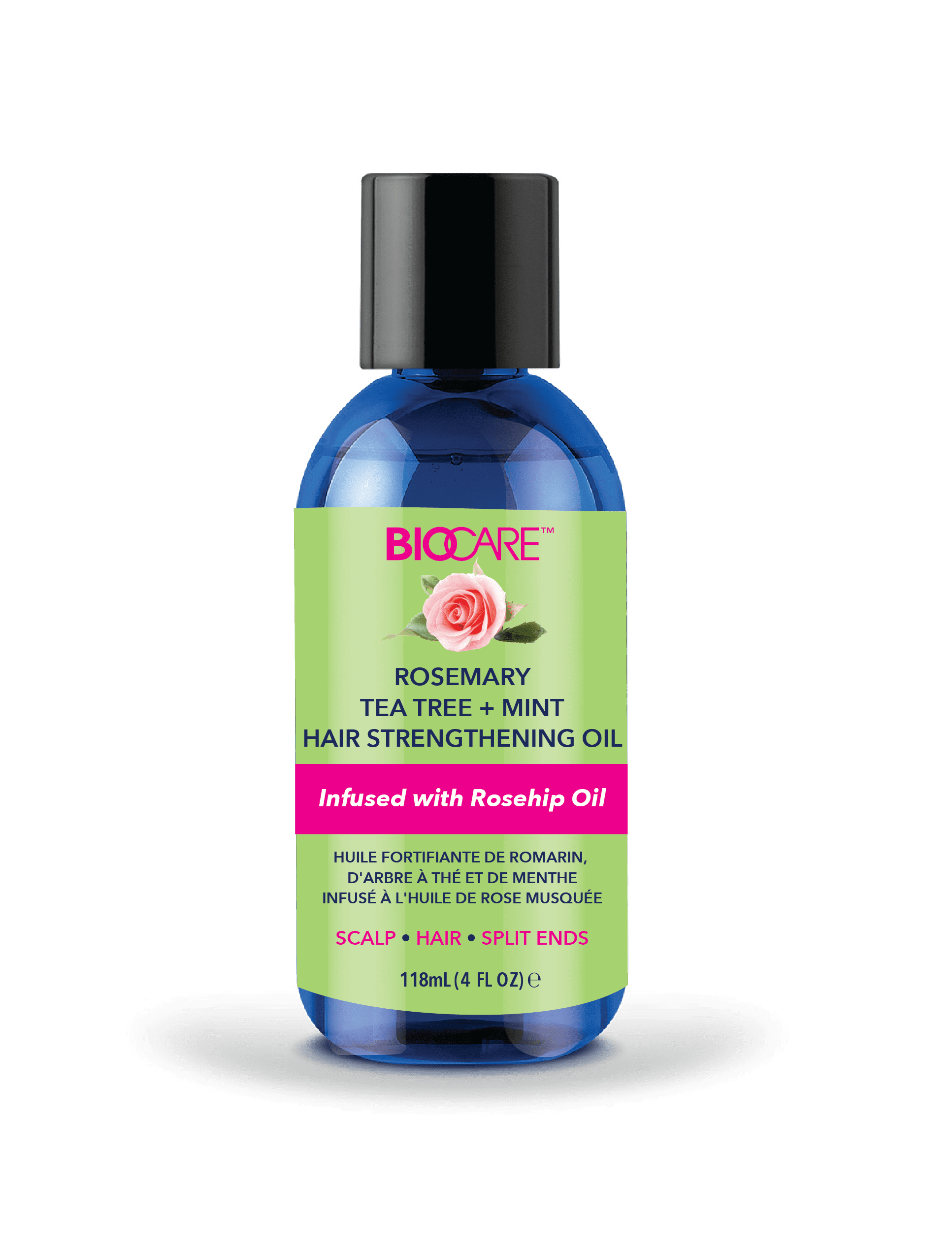 Biocare Rosemary Tea Tree + Mint Hair Strengthening Oil, Super Growth ...