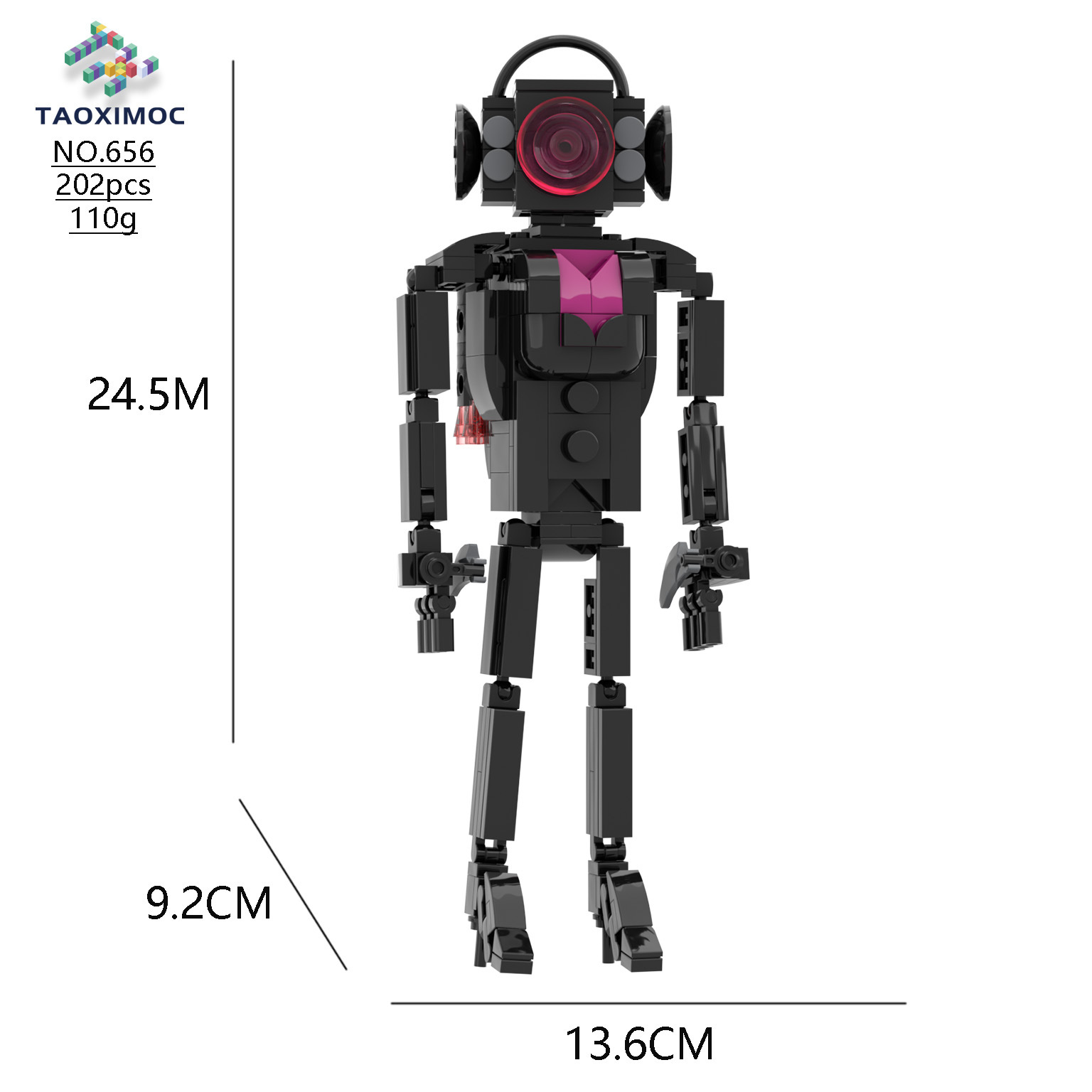 Biochemical Monitor Building Blocks Set,Toilet Closestool Man Toy ...