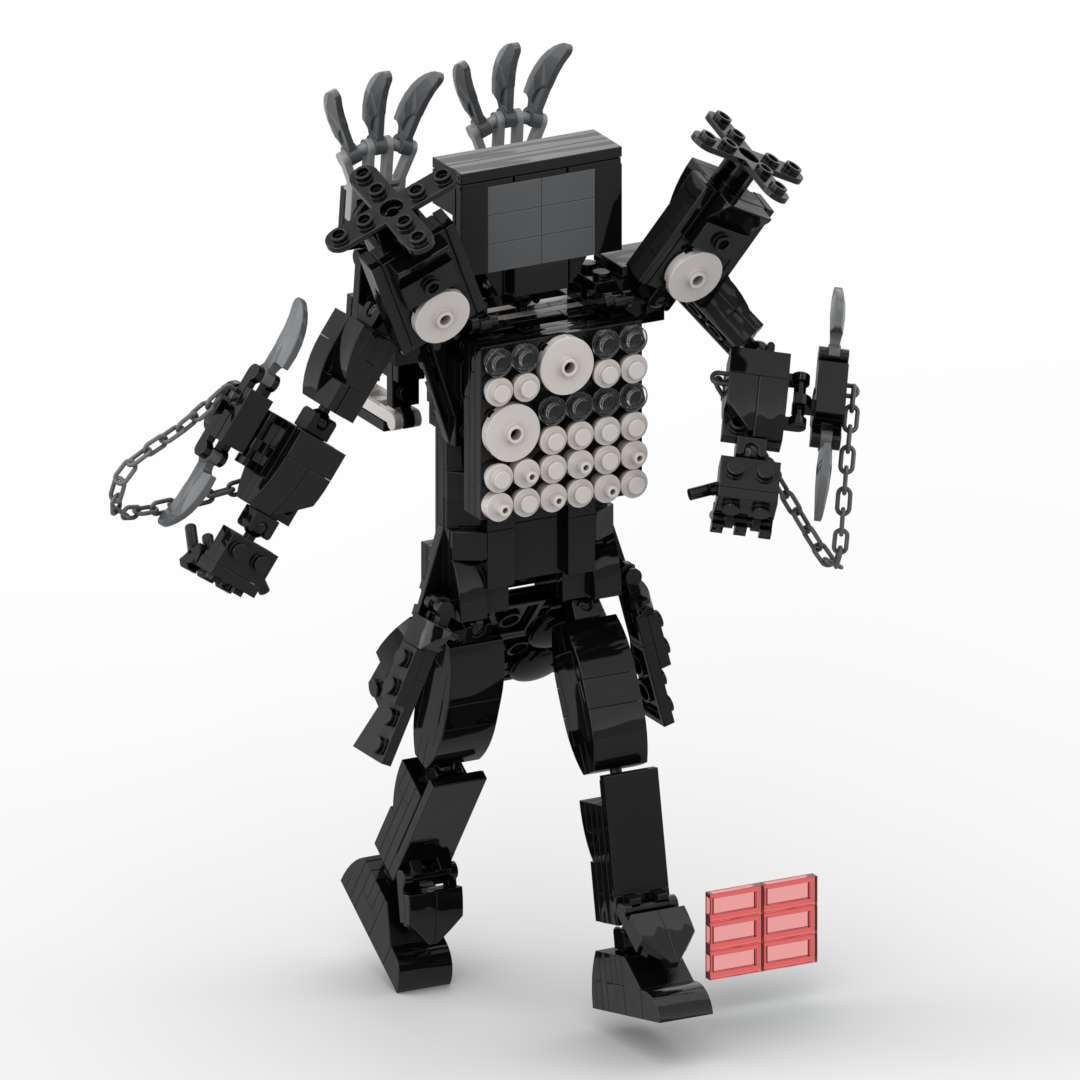 Biochemical Monitor Building Blocks Set,Toilet Closestool Man Toy ...