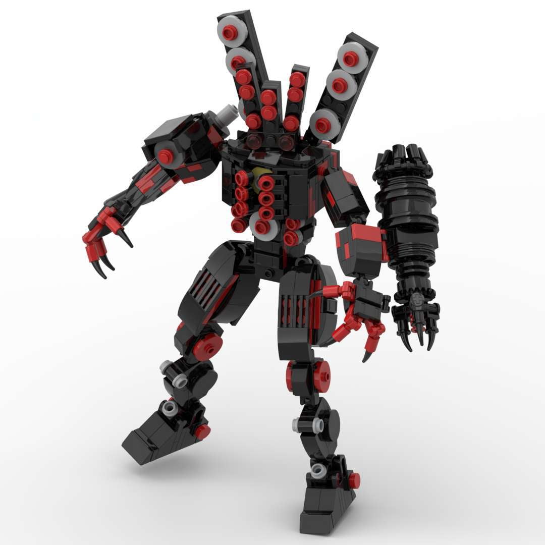 Biochemical Monitor Building Blocks Set,Toilet Closestool Man Toy ...