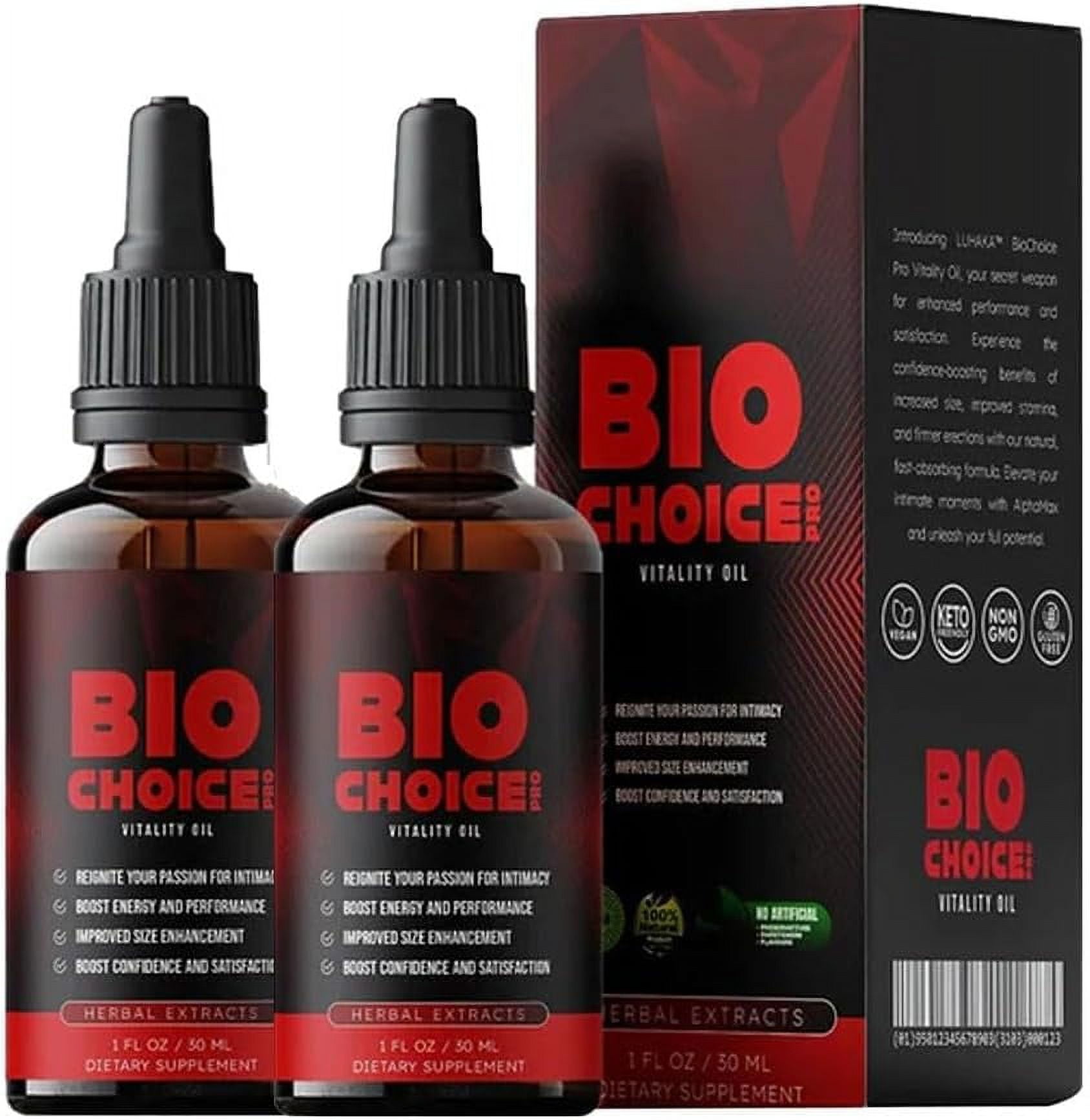 Biochoice Pro Men Max Vitality Oil, Complex Men's Drops for Men, 30ml ...