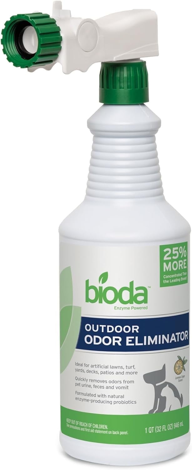 Bioda Natural Outdoor Odor Eliminator Spray with Enzymes 32 Fl Oz for ...