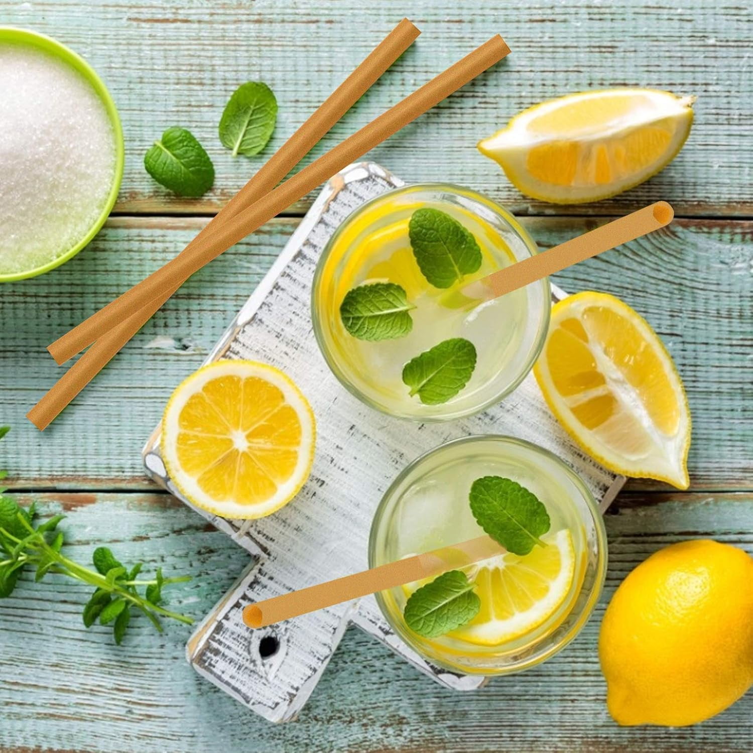 Biodegradable Cocktail Straws Compostable Stirrers Made from Sugarcane ...