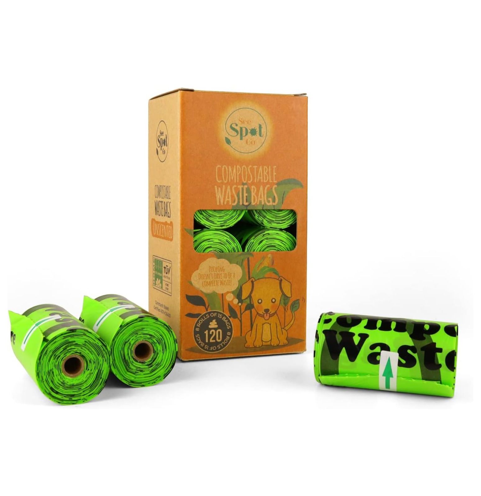 Biodegradable Dog Poop Bags by – 120 Environmentally Friendly Dog Waste ...