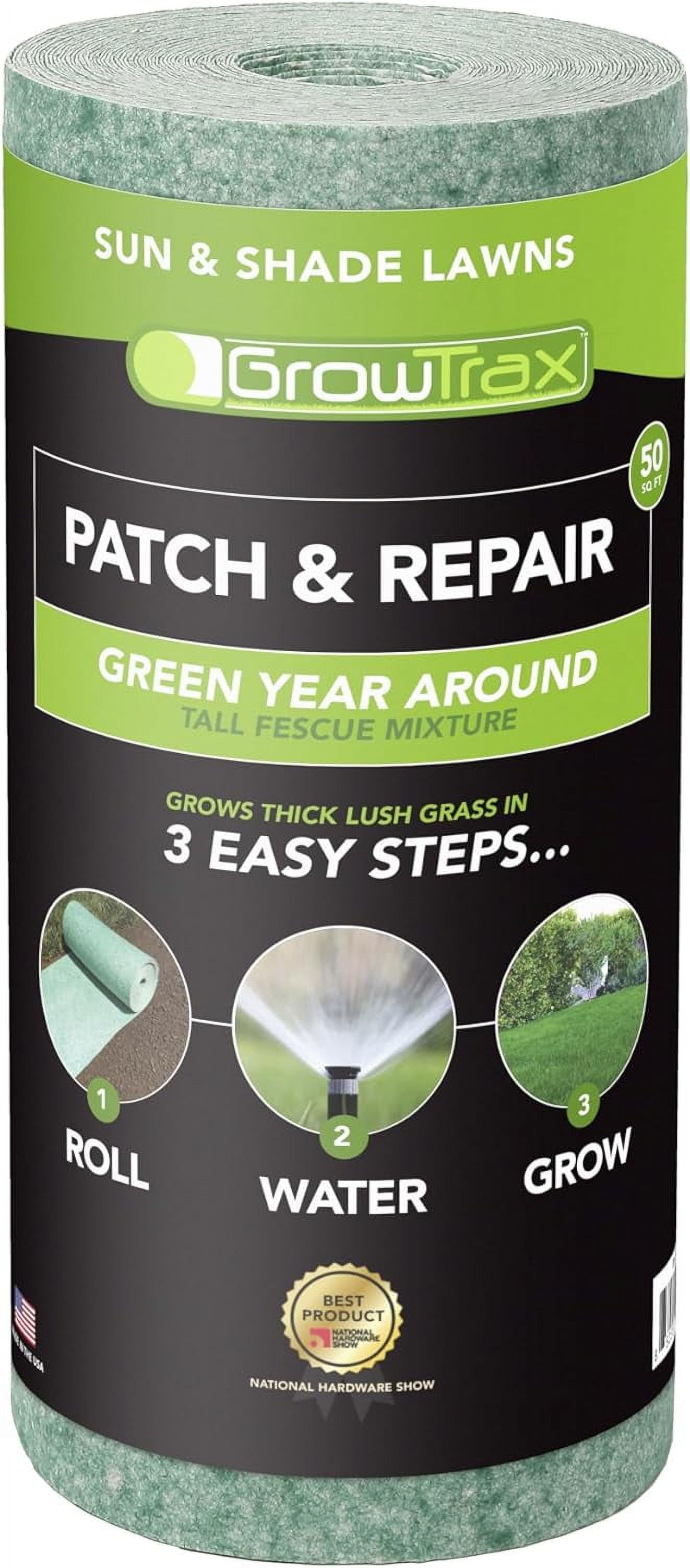 Biodegradable Grass Seed Mat, Year Round Green - 50 Sq Ft Quick Fix ...