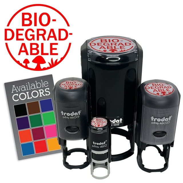 Biodegradable Label Sustainable Compostable Environmentally Friendly ...