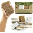 Biodegradable Natural Kitchen Sponge - Compostable Cellulose and ...