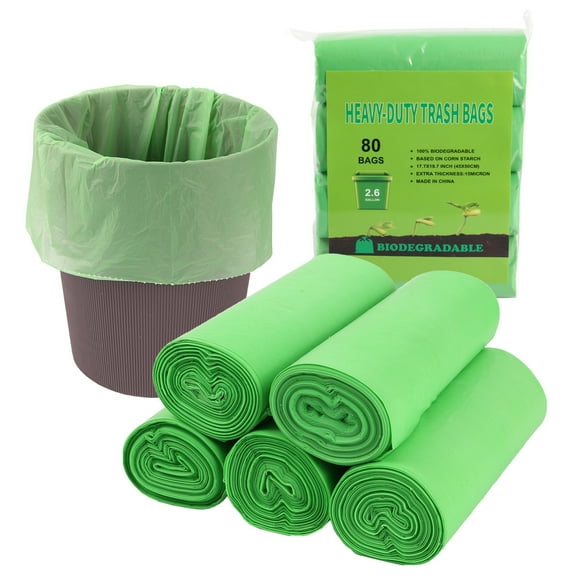 Small Trash Bags, 4-6 Gallon Compostable Garbage Bags, 4 Gallon Trash ...