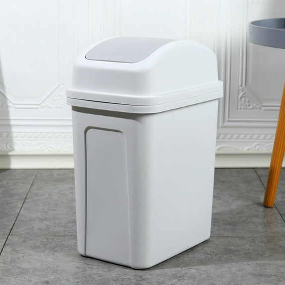 Biodegradable Trash Bags,Bathroom Trash Can With Lid 5.5 Plastic Garbage Can With Lid Waste ...