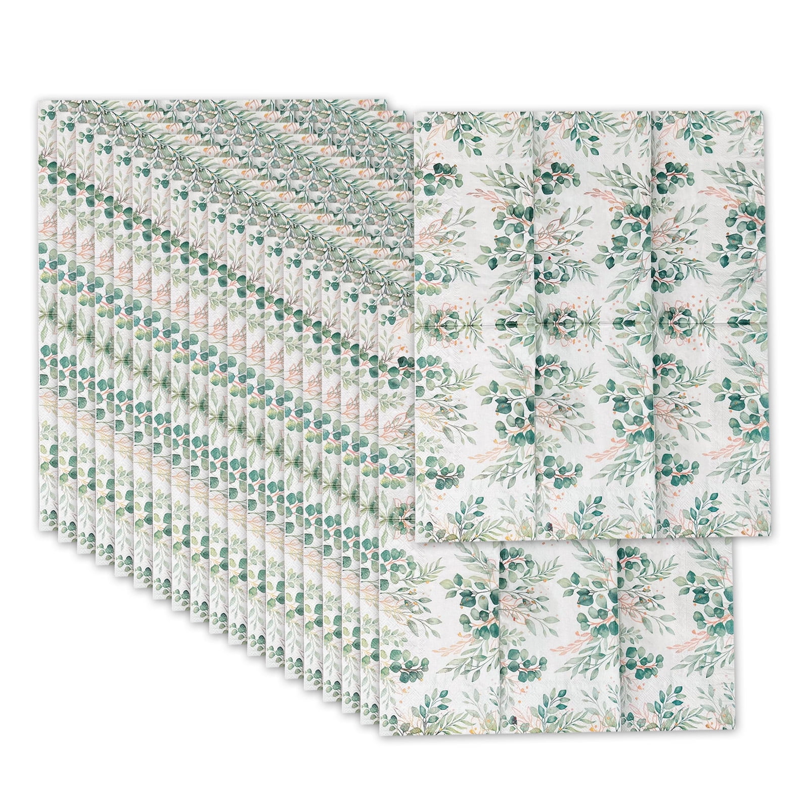 Biodegradables Decorative Designs Paper Napkins High Absorbency Gentle ...