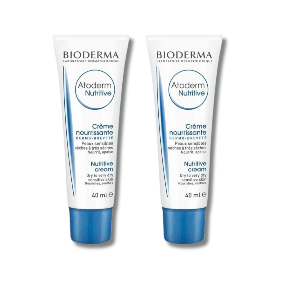 Bioderma Atoderm Nutrition Nourishing Face Cream 40 ml -2 Pack ...