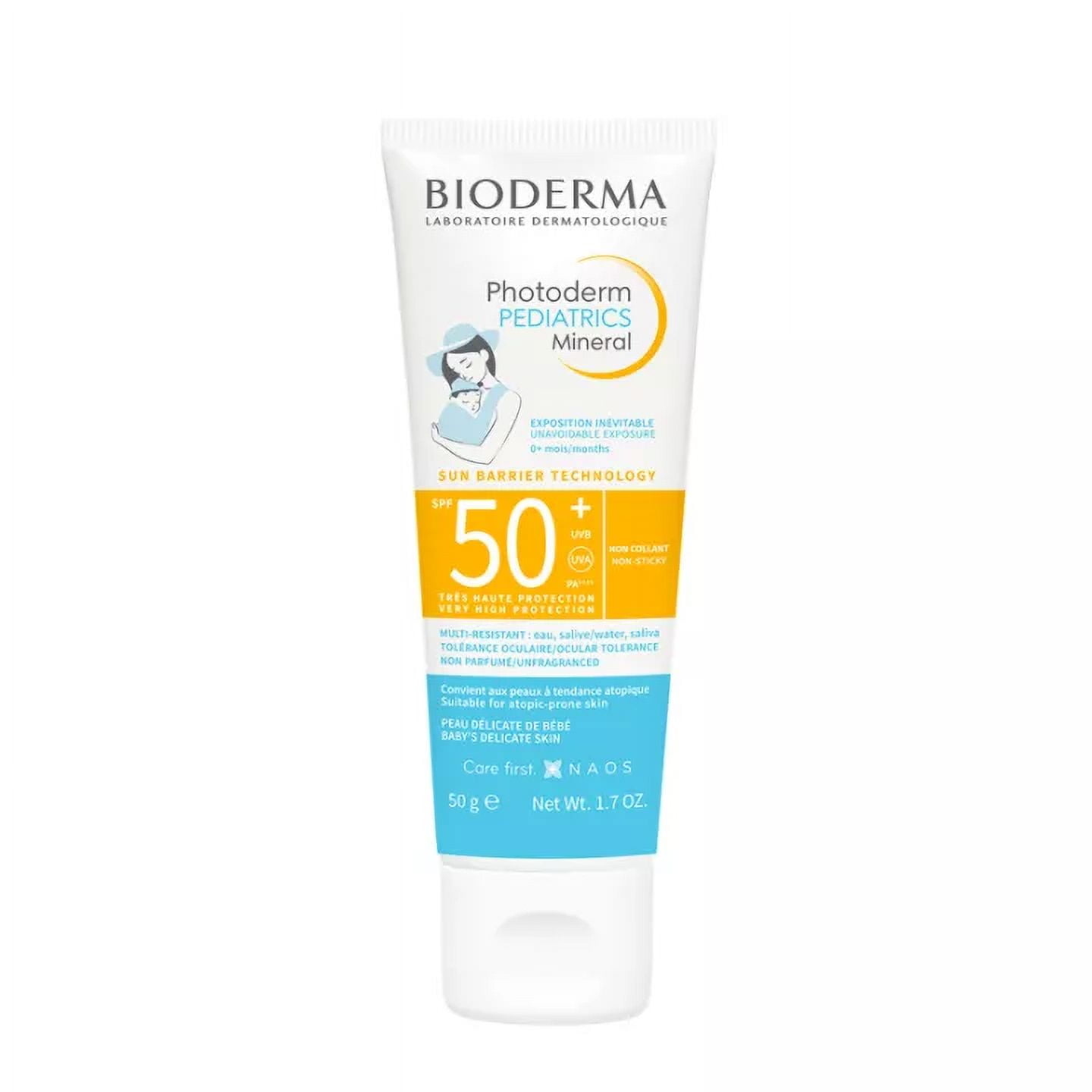 Bioderma Photoderm Pediatrics Mineral SPF 50+ - 50g, High Sun ...