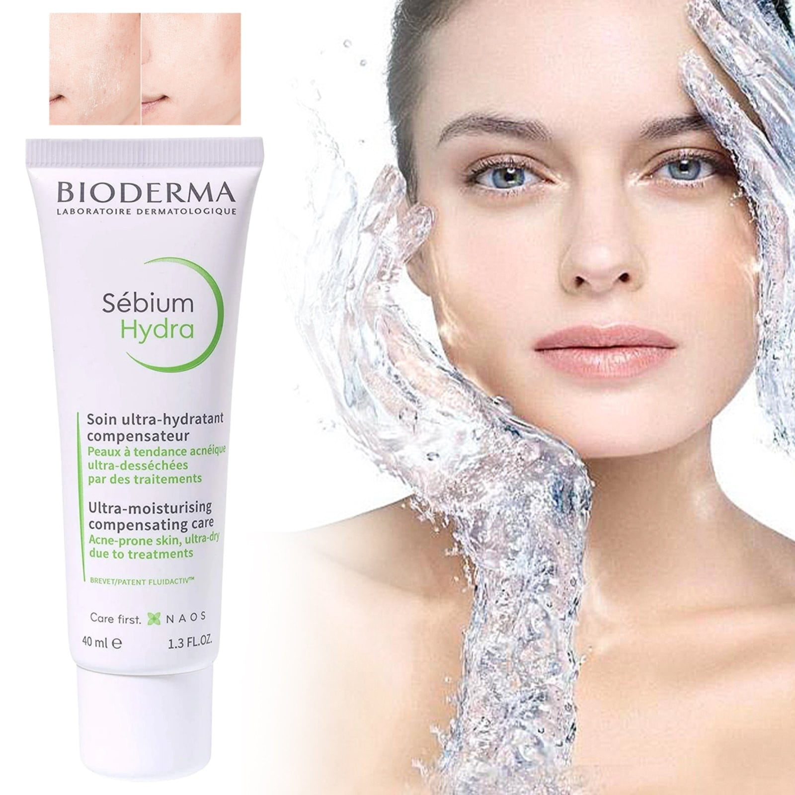 Bioderma Sebium Hydra Ultra-Moisturizer- For Dry and Acne Prone Skin ...