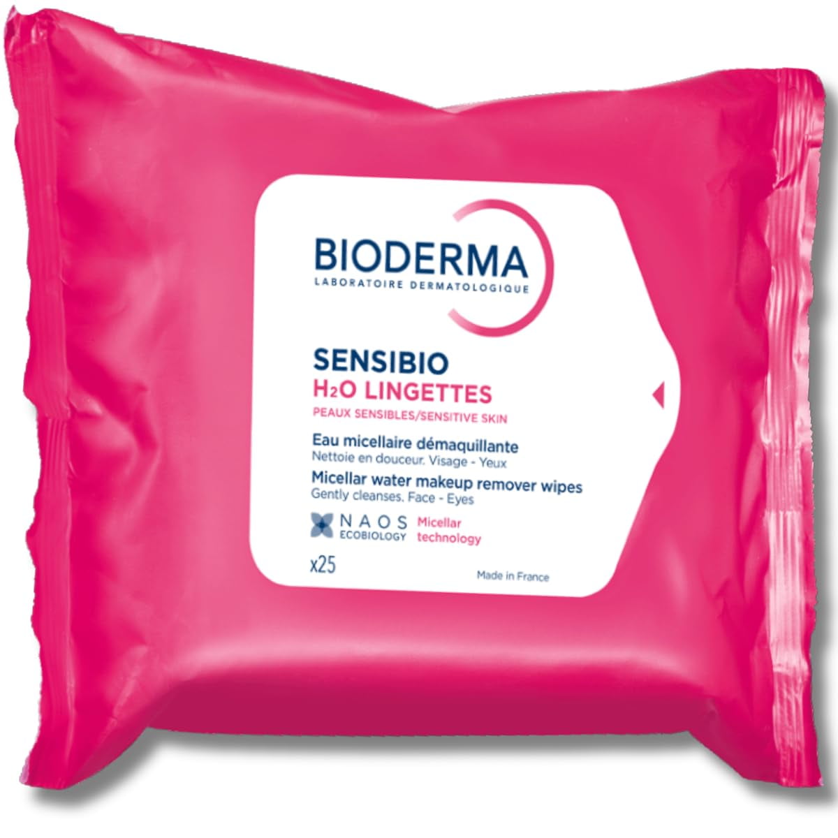 Bioderma Sensibio H2O Makeup MZF22 Wipes, Cleansing and Makeup Removing ...