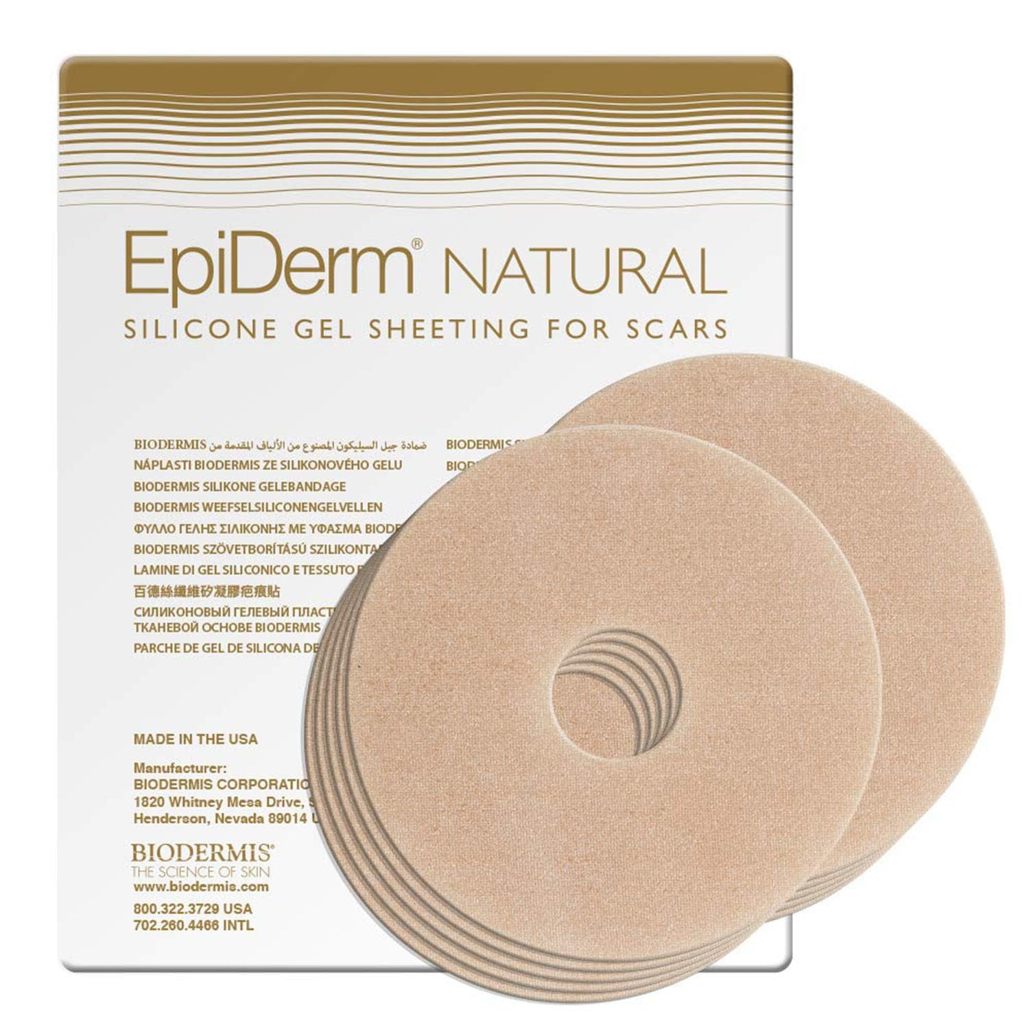 Biodermis Epi-Derm Silicone Gel TSF6 Sheet for Scars, Ideal for Areola ...