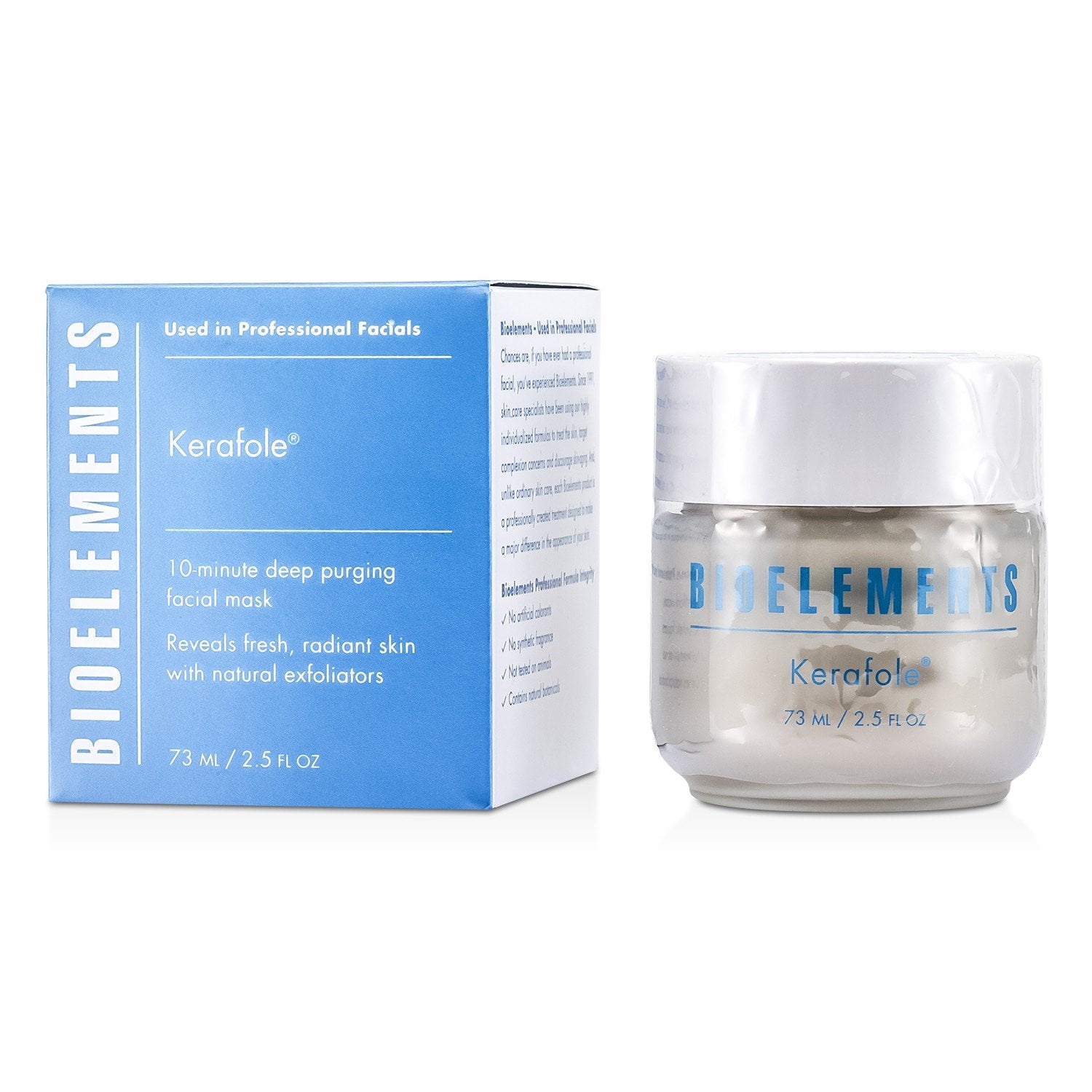 Bioelements Kerafole Deep Purging Exfoliating Mask 2.5oz - Hydrating ...
