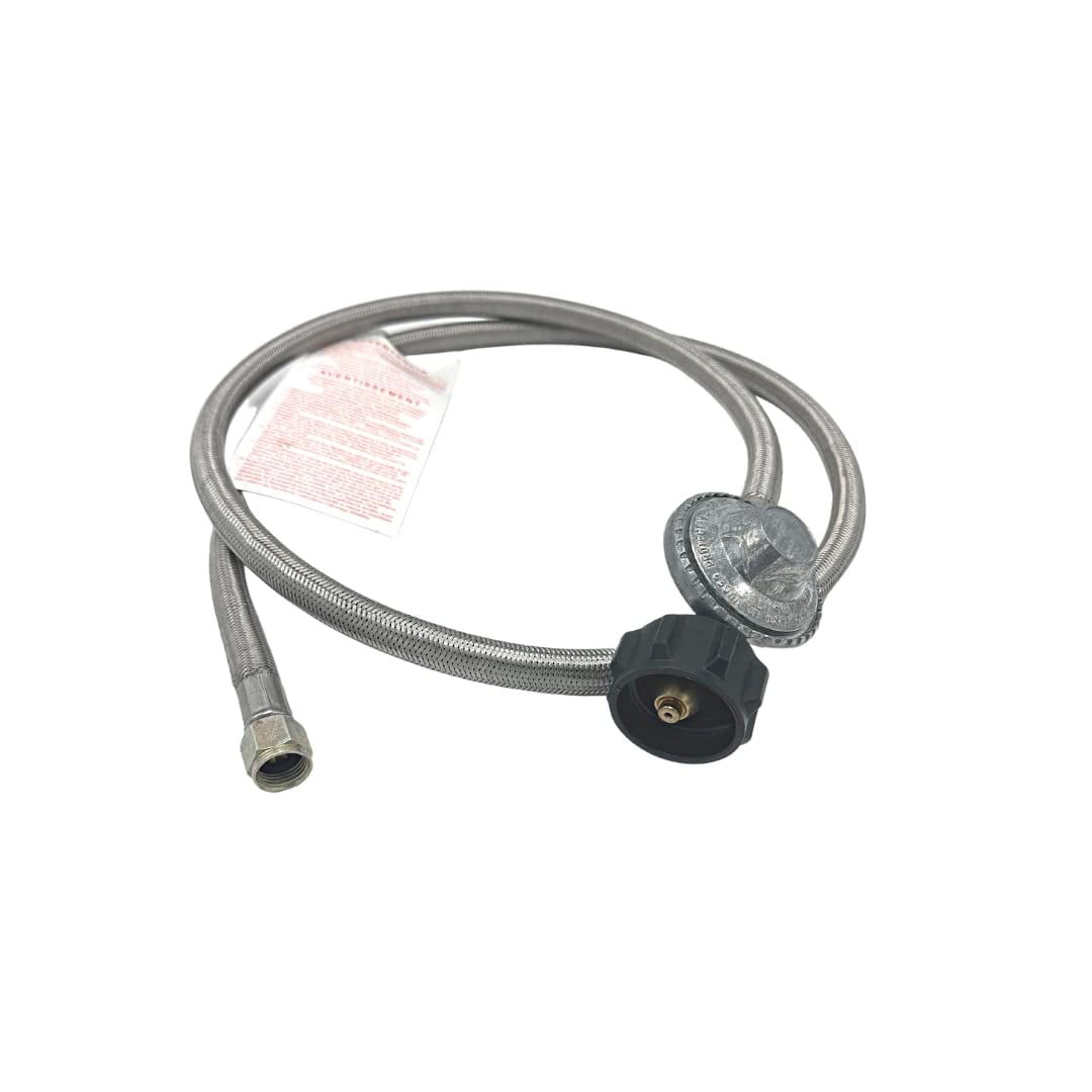 Bioexcel 5FT High Pressure Propane hose Regulator with Stainless Steel ...