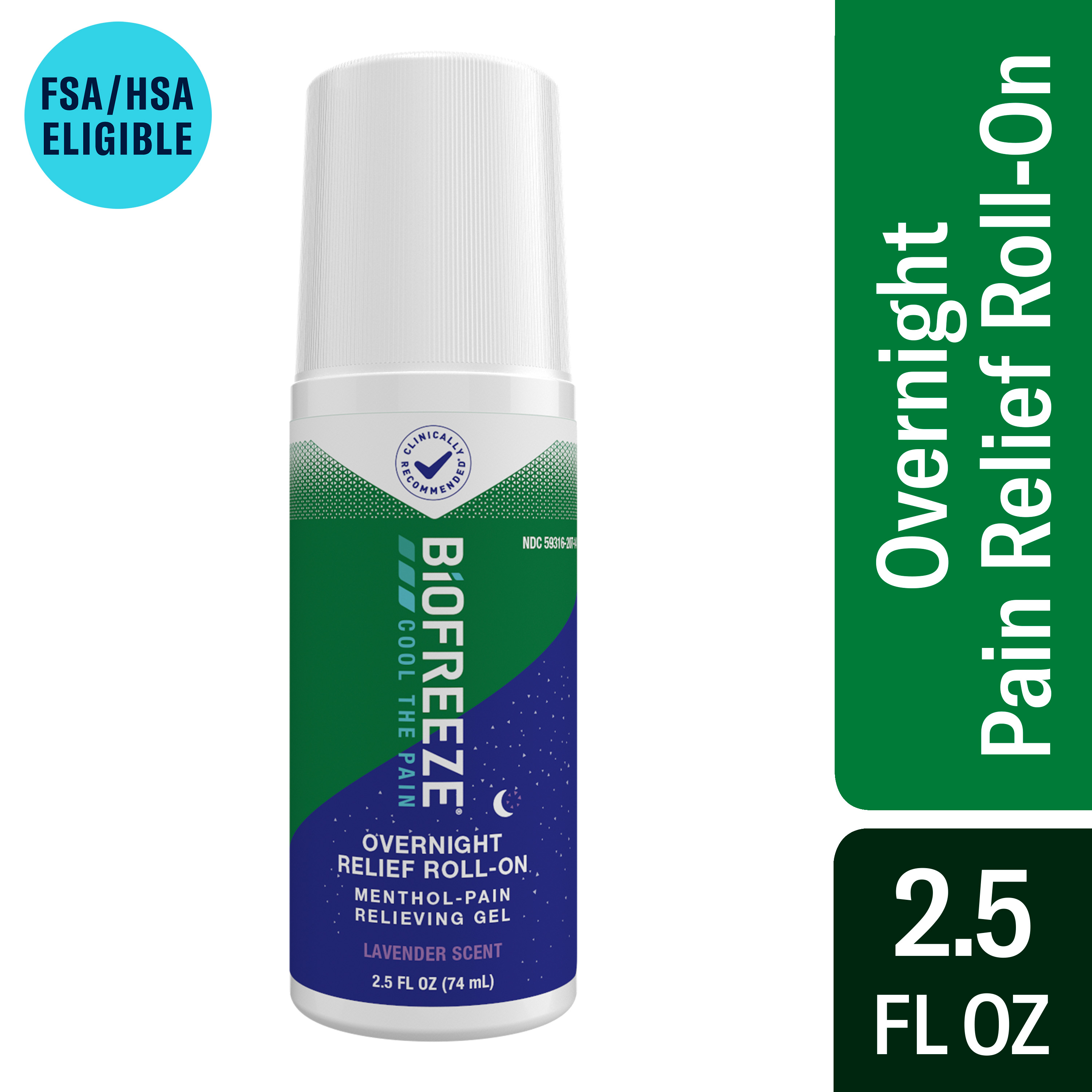 Biofreeze Professional 3 oz. Roll-On, Original Colorless Pain Relieving Gel - Walmart.com