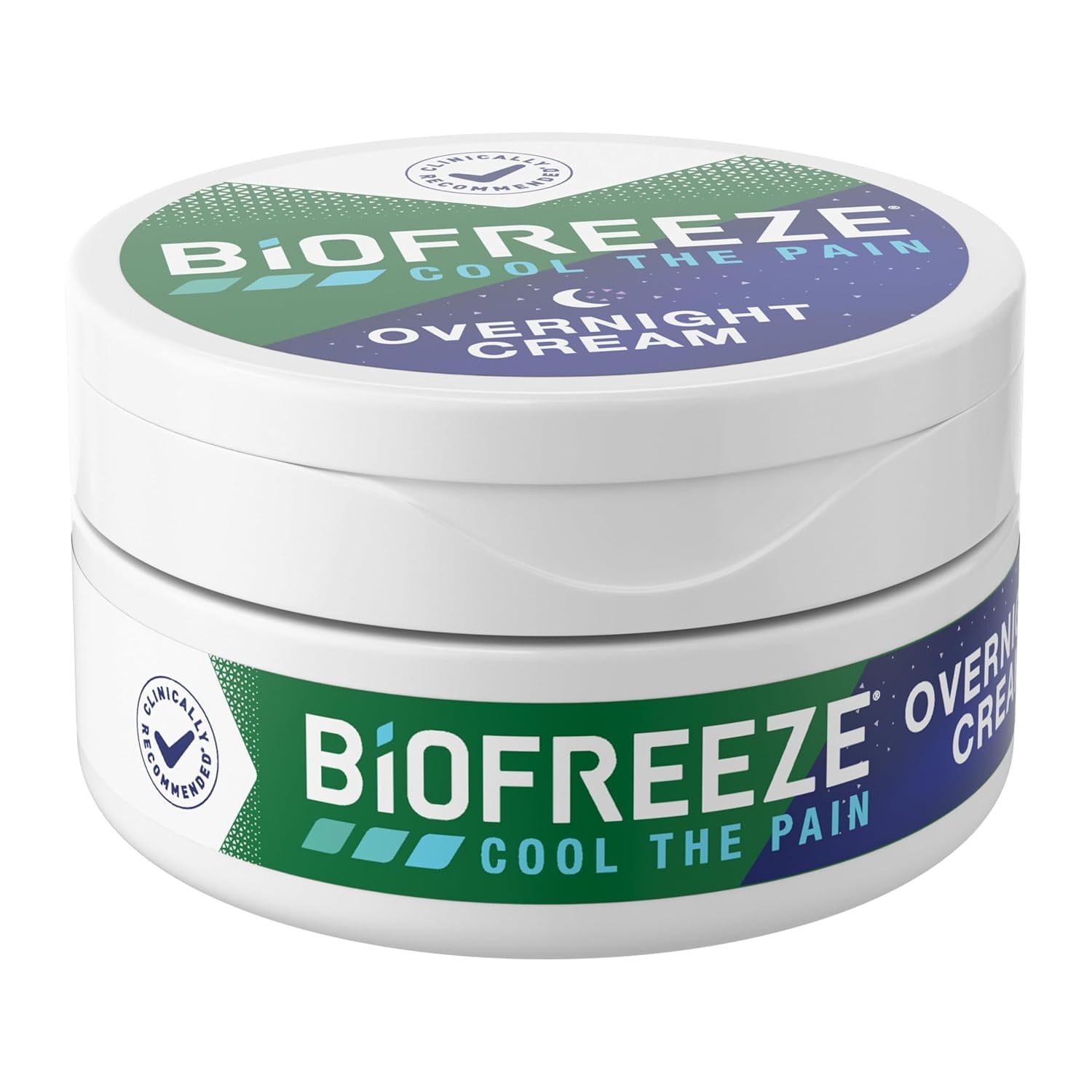 Biofreeze Overnight Pain Relief Cream Jar, 3 oz, 3 Pack - Walmart.com