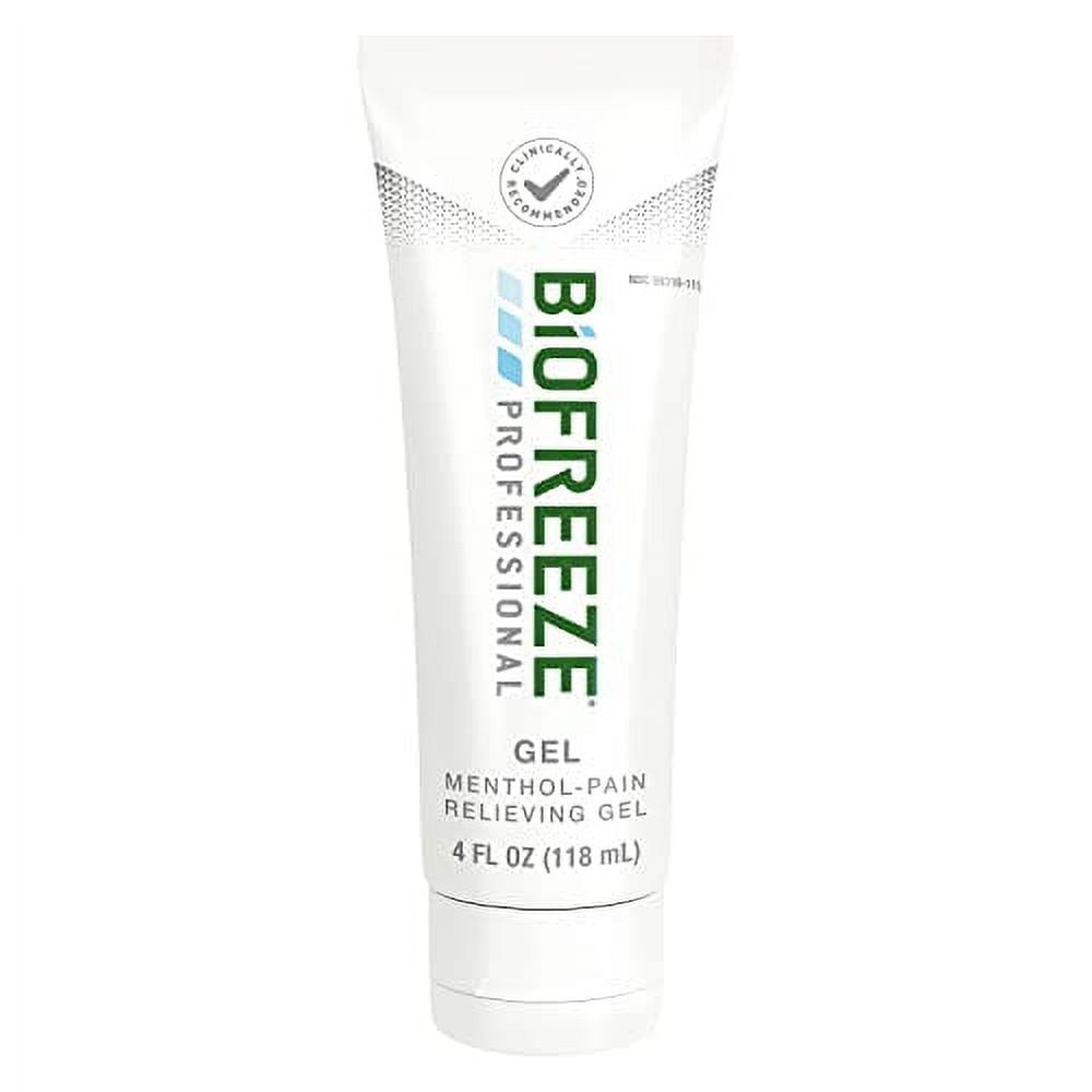 Biofreeze Professional Menthol Pain Relieving Gel 4 FL OZ Tube For Pain ...