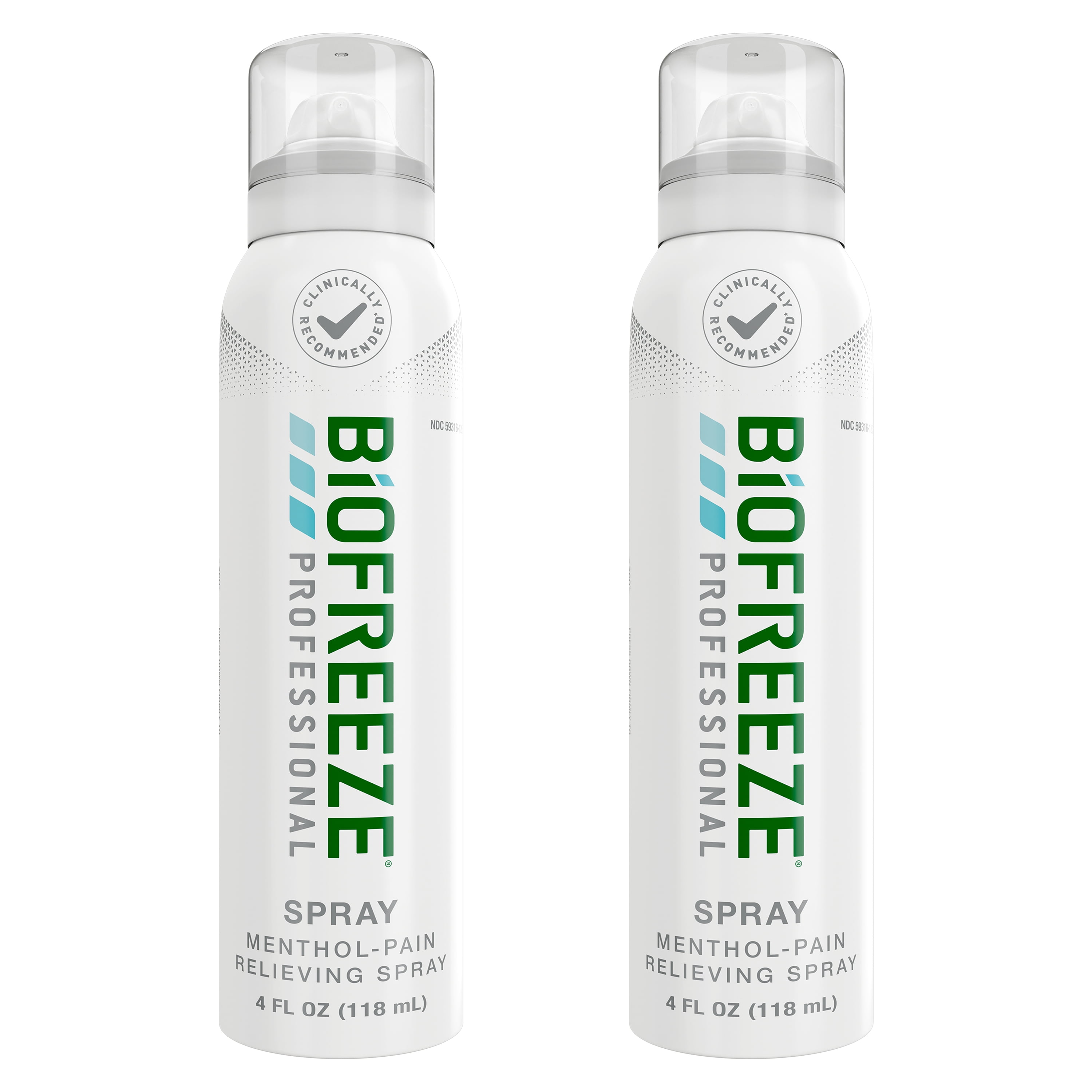 Biofreeze Professional Menthol Pain Relieving Spray 4 FL OZ Colorless ...