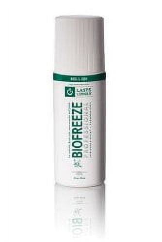 BioFreeze Topical Pain Relief Gel 5% Menthol 3 oz Roll-On for Sore ...