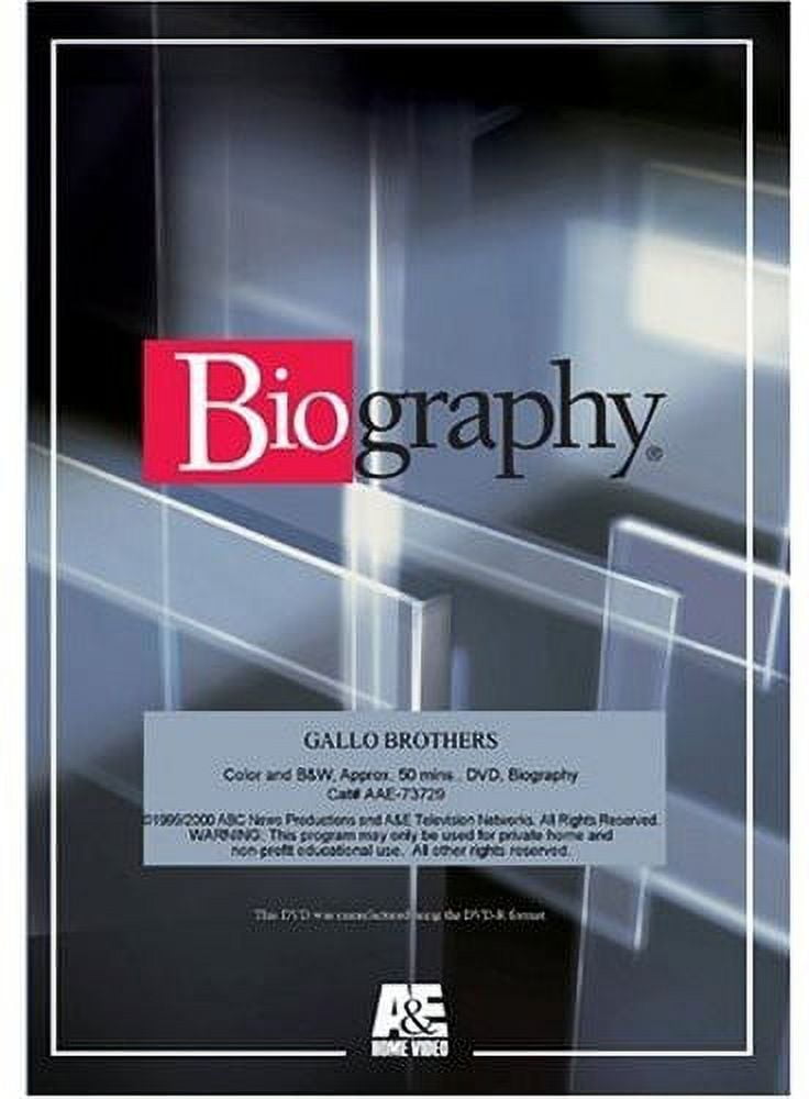 Gallo Brothers (DVD), Lionsgate, Documentary - Walmart.com