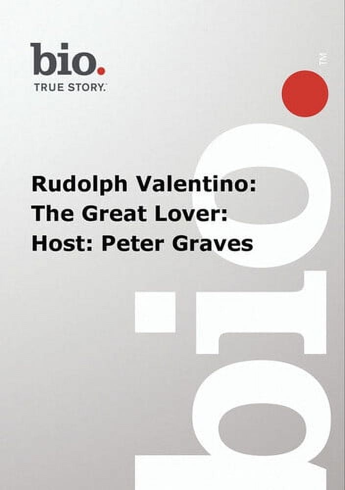 Biography - Rudolph Valentino: The Great Lover: Host: Peter Graves (DVD), A&E, Documentary ...