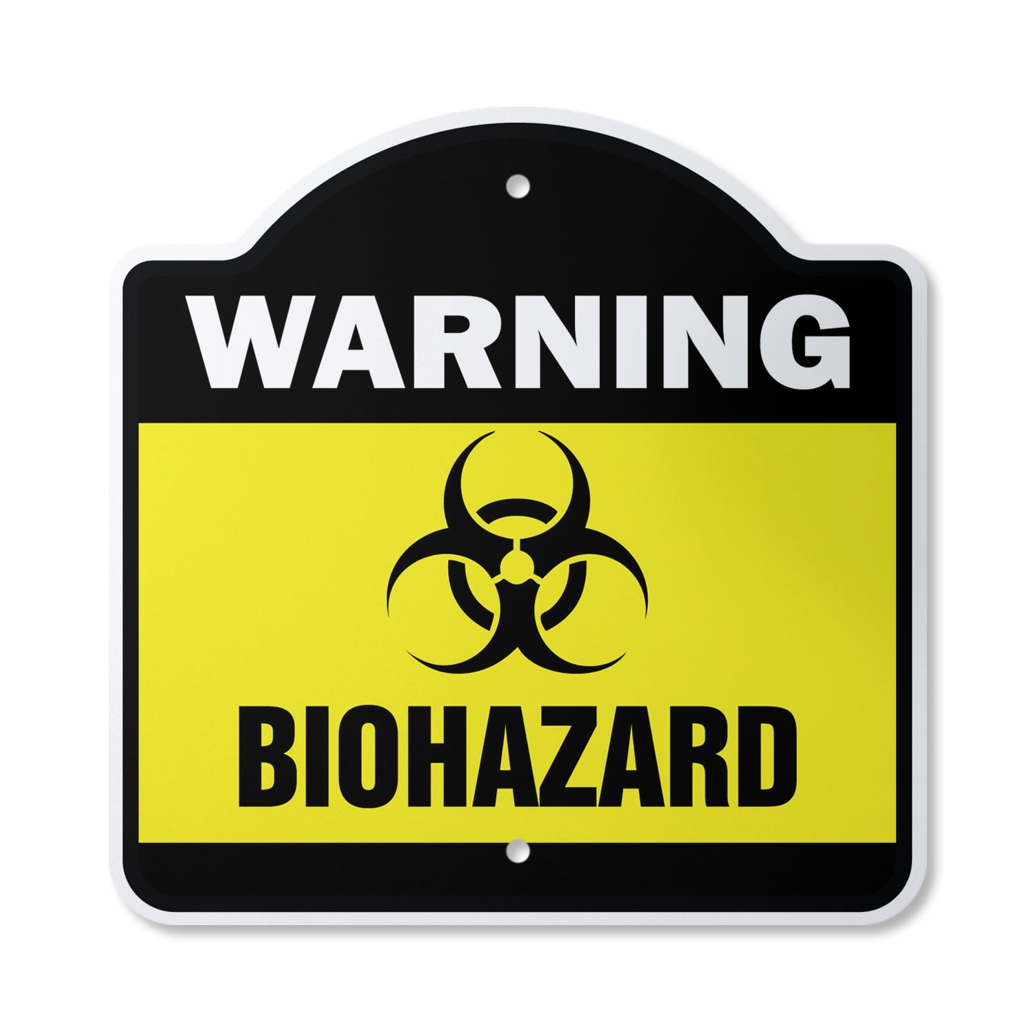 Biohazard 12" X 12" Sign | Indoor/Outdoor Plastic | SignMission ...