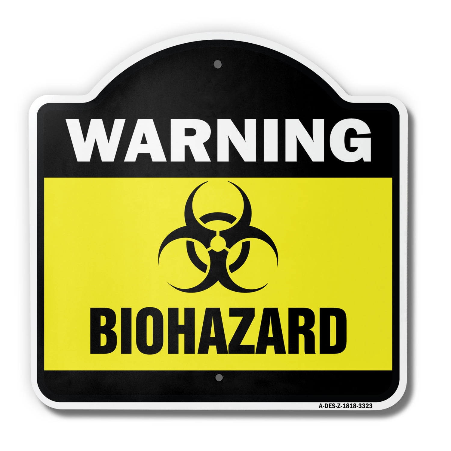 Biohazard 18" X 18" Heavy-Gauge Aluminum Architectural Sign ...