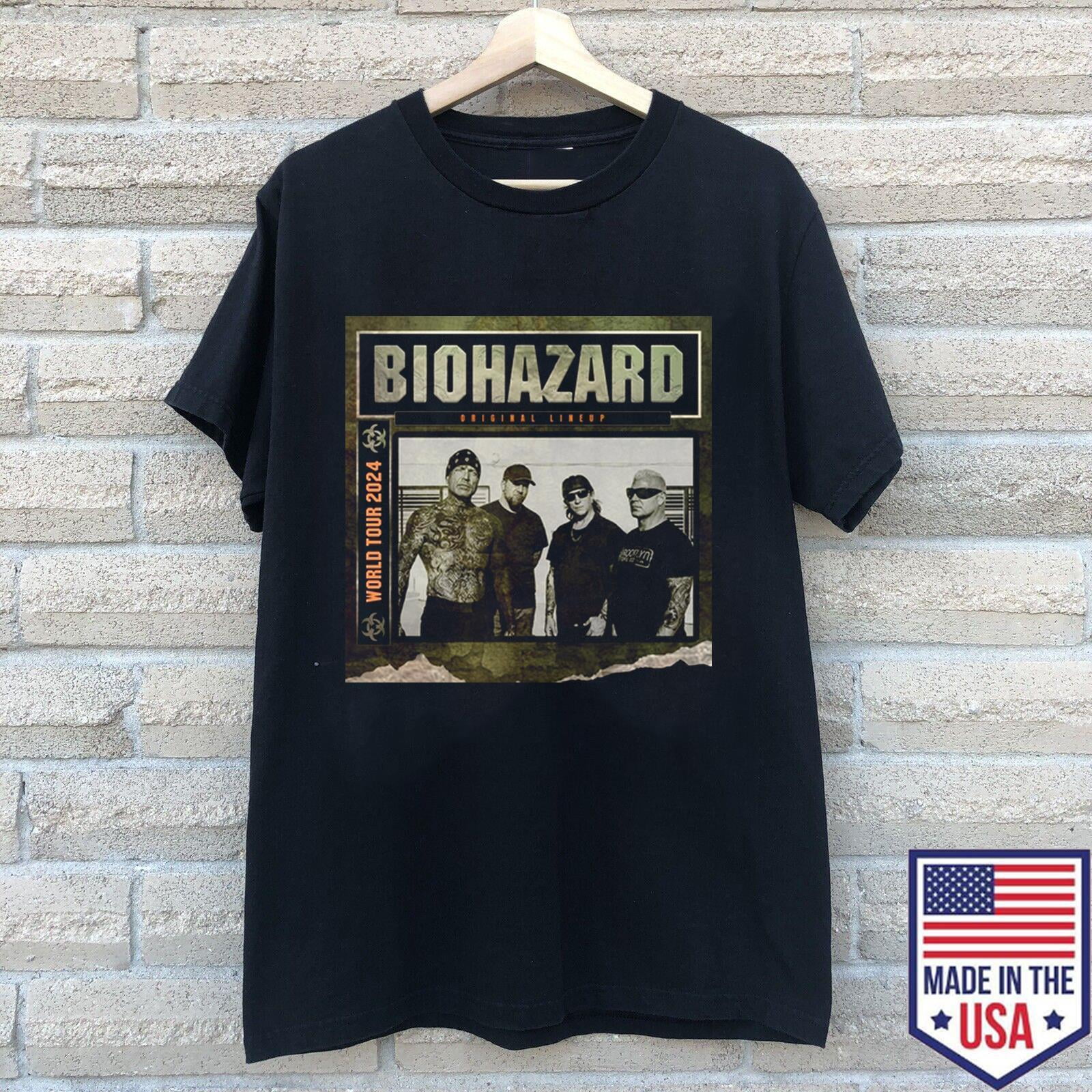 Biohazard Band World Tour 2024 T Shirt Full Size S-5XLChristmas Gift ...