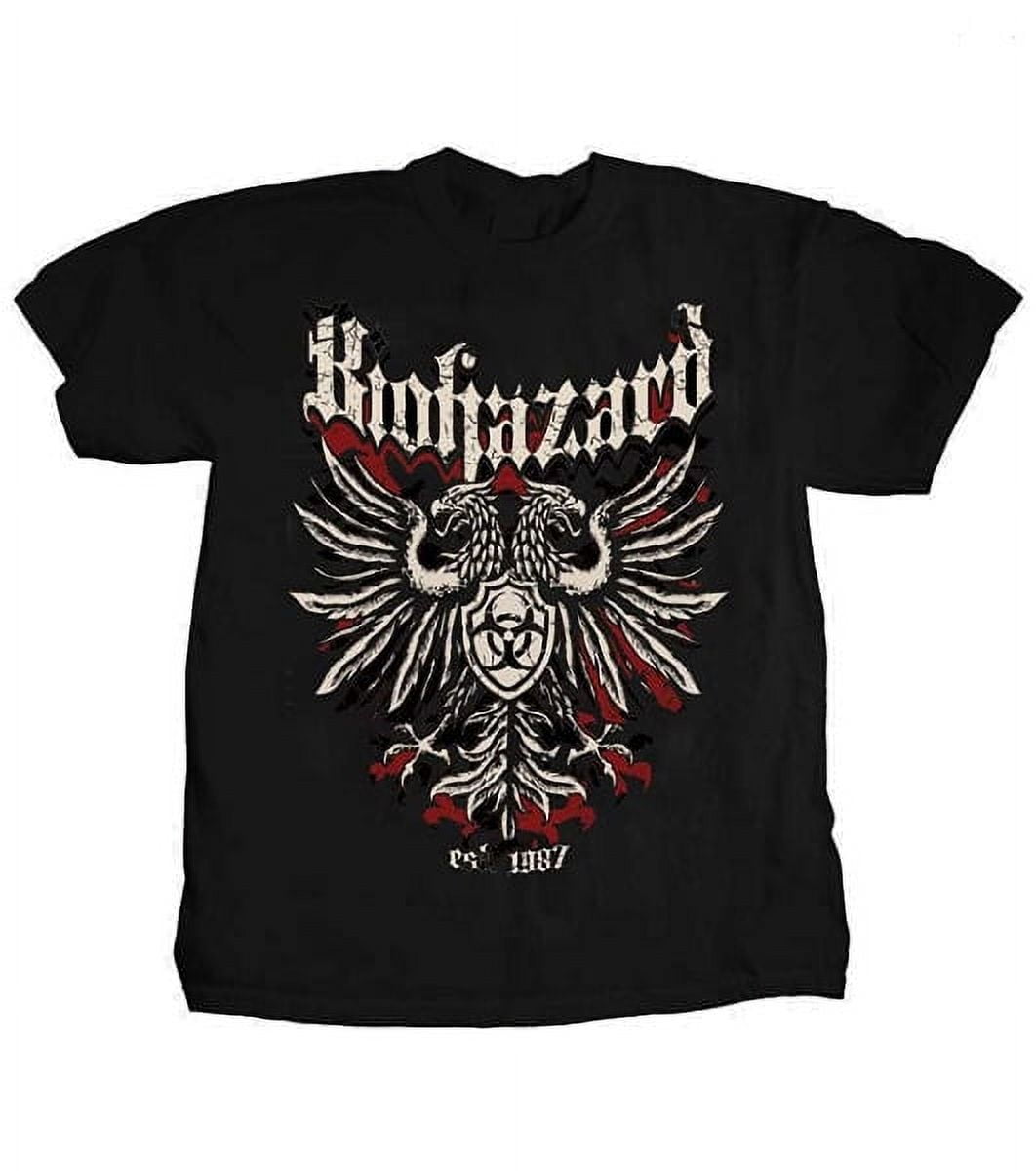 Biohazard Crest Logo M, L Black T-Shirt - Walmart.com