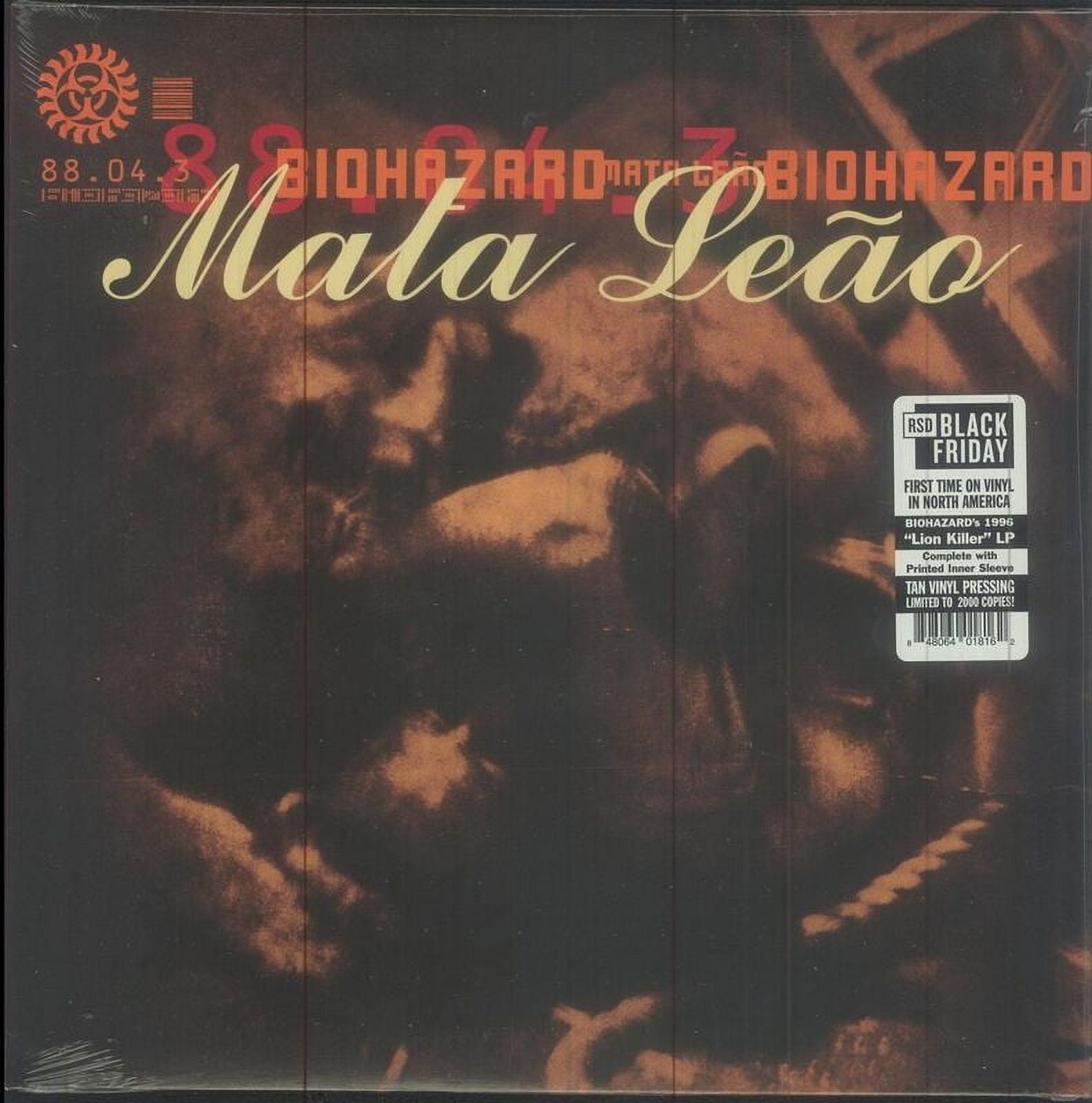 Biohazard ‎- Mata Leao - LP Vinyl - Walmart.com